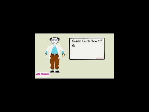 Singular and plural suffixes in biology (-us, -i, -ium, -ia)