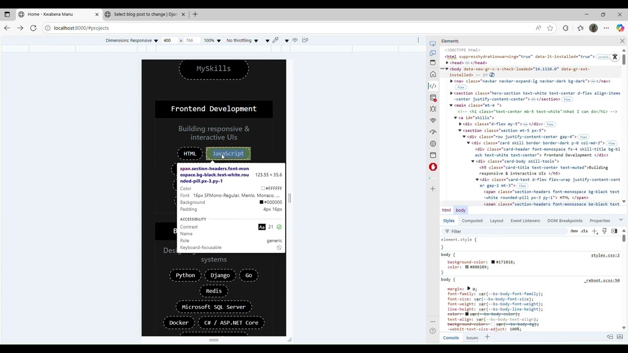 Final Project - CS50 Web Programming - Dankwah Kwabena Darko Manu