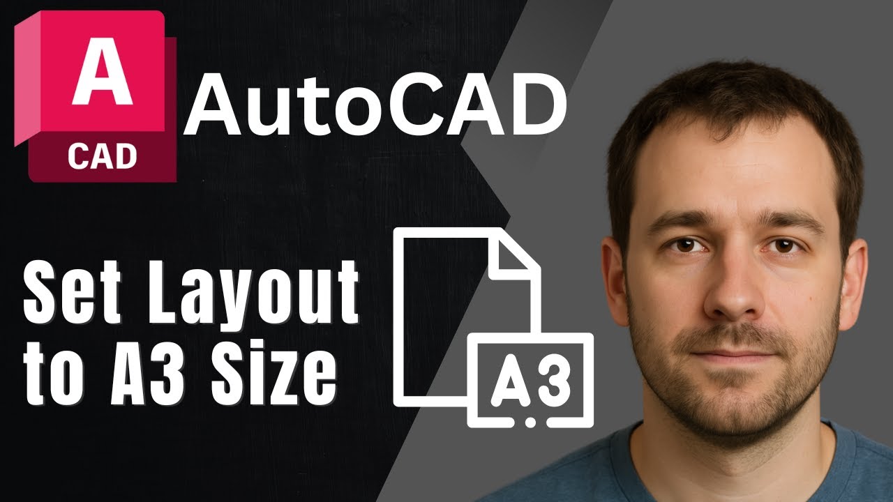 AutoCAD: How to Set Layout to A3 Paper Size (Plot Setup Tutorial)