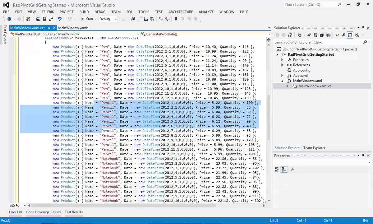 PivotGrid: Getting Started (Silverlight & WPF)