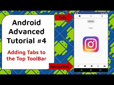 Learn Tab Navigation with Custom ToolBar Android Material Design Android Advanced Tutorial 4 ...