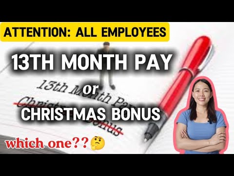 ✅13TH MONTH PAY OR CHRISTMAS BONUS? WHAT IS THE DIFFERENCE?🤔