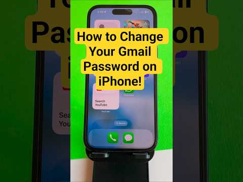 How to Change Your Gmail Password on iPhone! #tips #howto #tech #iphone #trending #Shorts