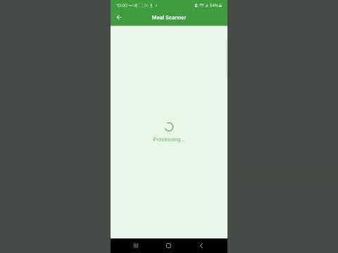 AI meal scanner. Calorie counter