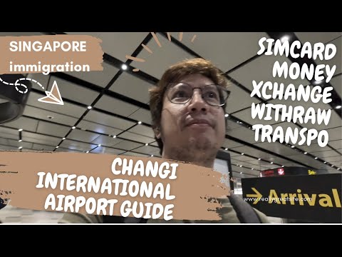 CHANGI AIRPORT GUIDE | CASH WITHDRAWAL | EXCHANGE RATES | SIM CARD | CHEAPEST TRANSPORTATION | DIY