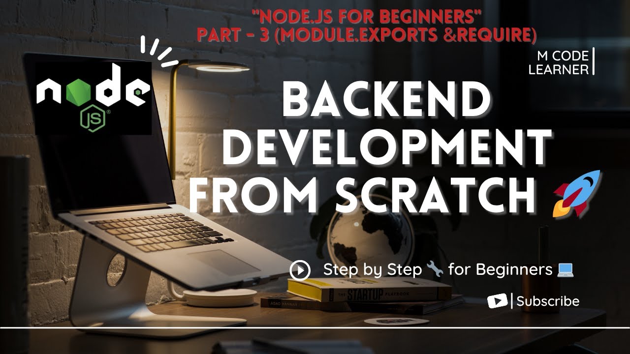 Nodejs Master require & module.exports in Node.js 🔥 | Backend Explained for Beginners #MCodeLearner
