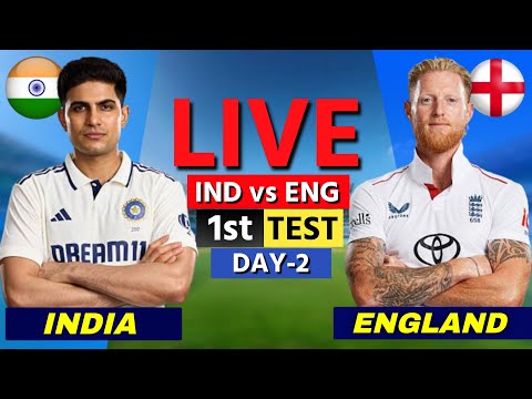 Live: IND vs ENG, 1st TEST, Day 2, Live Cricket Score, Today Cricket Test Match, India vs England
