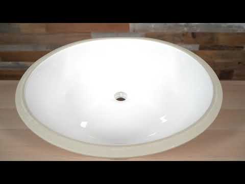 Product Profile: KASU C - Oval Ceramic Bathroom Sink