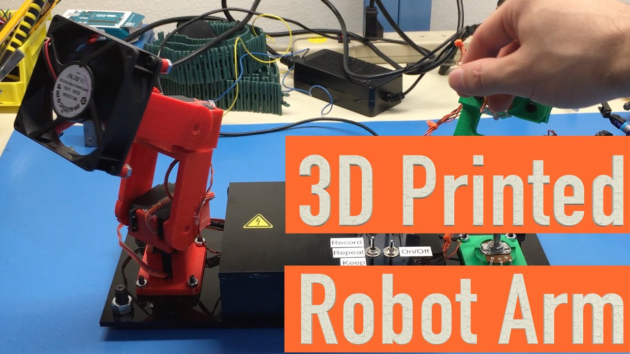 3D Printed Motion Replicator Robot Arm