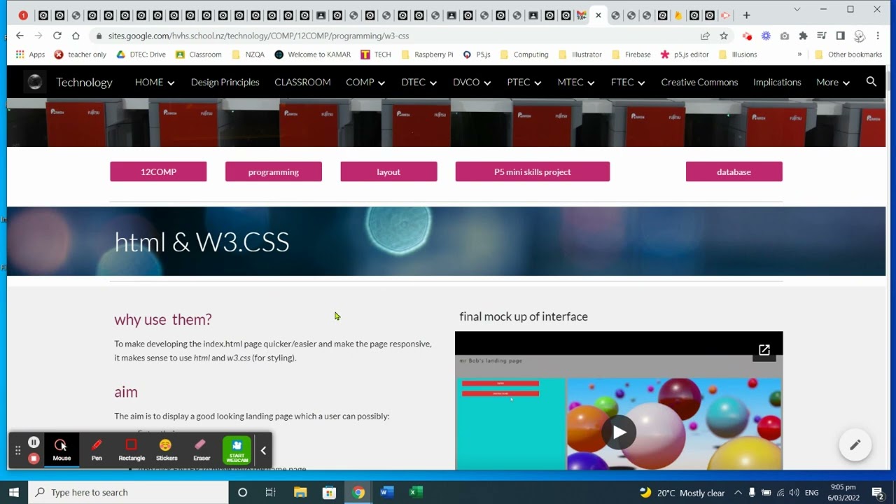 12COMP Programming: W3.CSS - 1