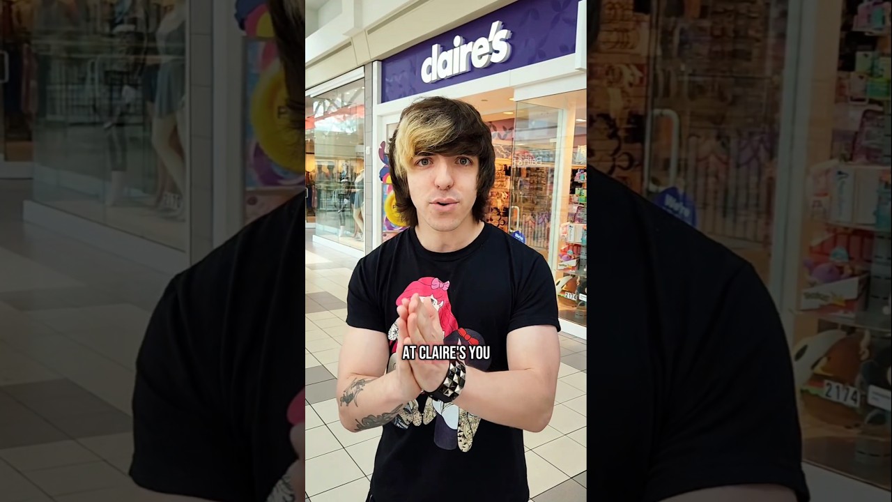 Top 5 Most EMO Stores at the Mall! #emo #scene #hottopic #cringe #alternative