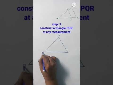 Construction of Similar Triangles Video Lecture - Class 10