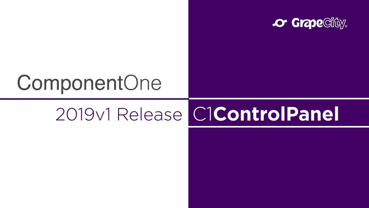 ComponentOne ControlPanel: Installing, Licensing, Updating, and Versioning Your .NET UI Controls