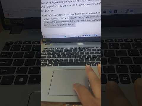 How to Select Text Using a Touchpad on a Windows Laptop