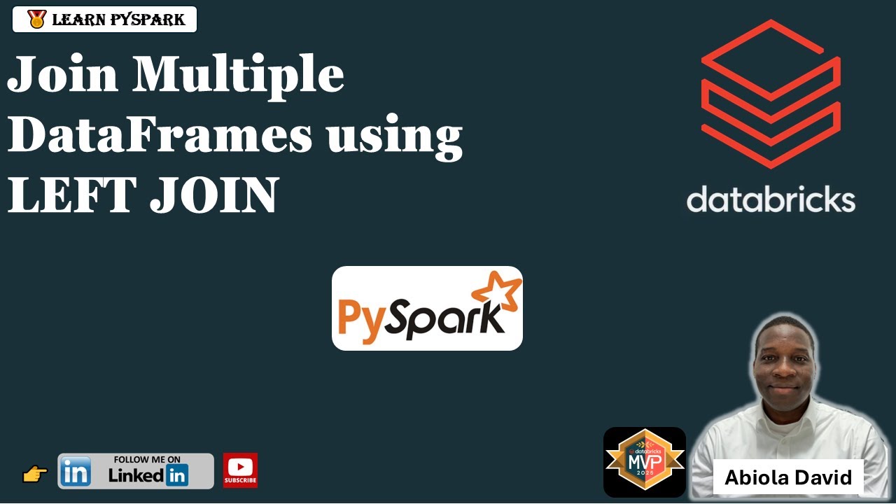 Join Multiple DataFrames using Left Join PySpark
