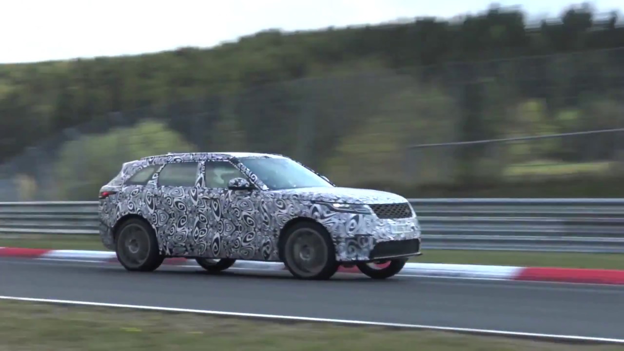 2019 Range Rover Velar SVR Sounds Like a Fighter Plane on Nurburgring ...