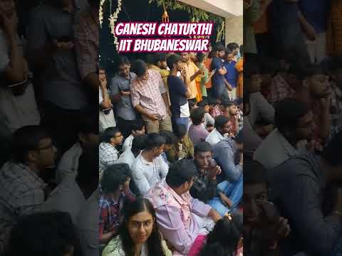 ganesh chaturthi in iit bhubaneswar🔥🔥❤️❤️ #iitian #iitjee