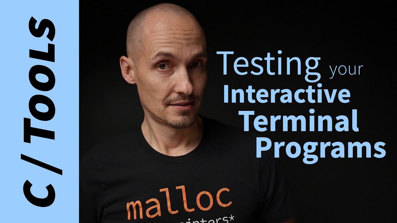 Testing interactive terminal programs with expect.