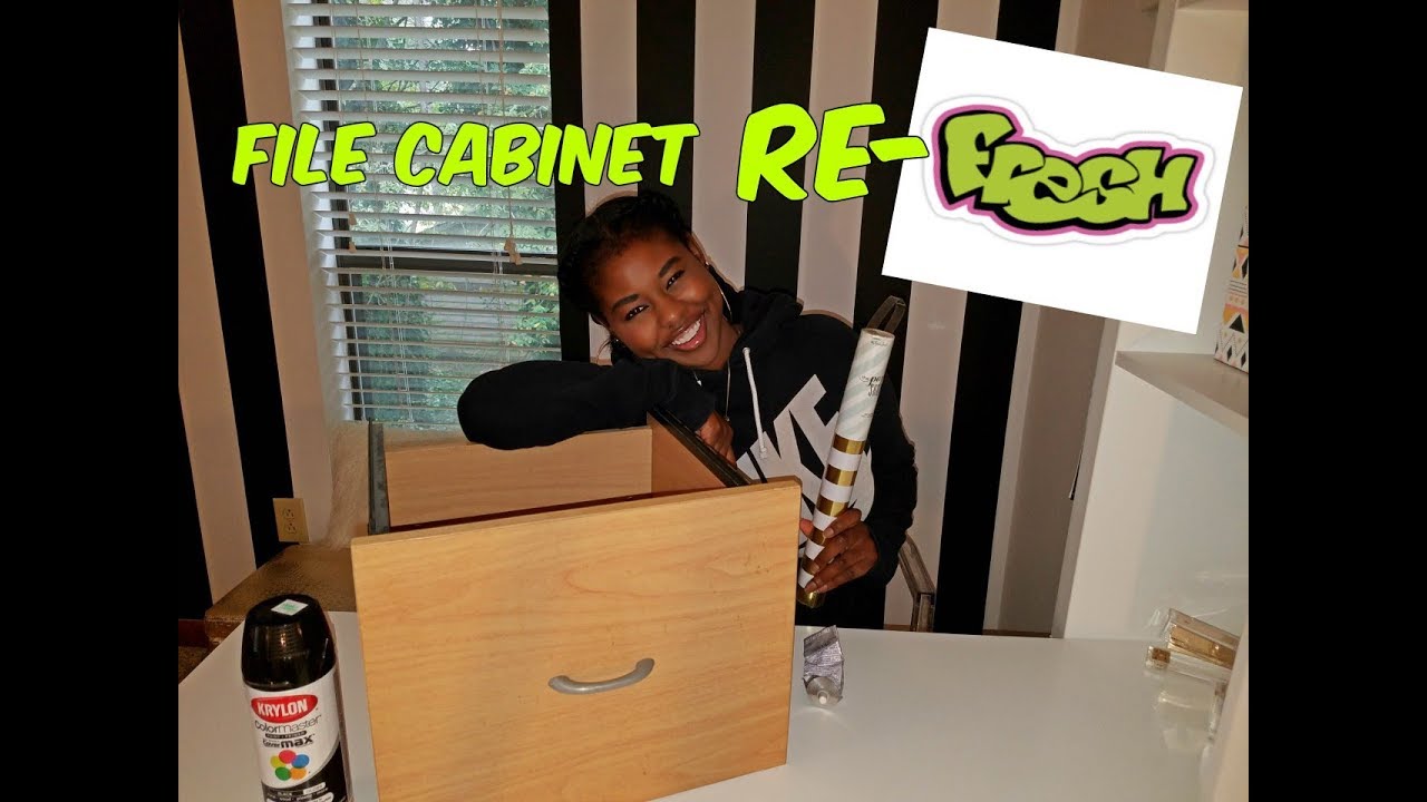 THE BEST DIY FILE CABINET MAKEOVER | CRAFTING WITH CASS