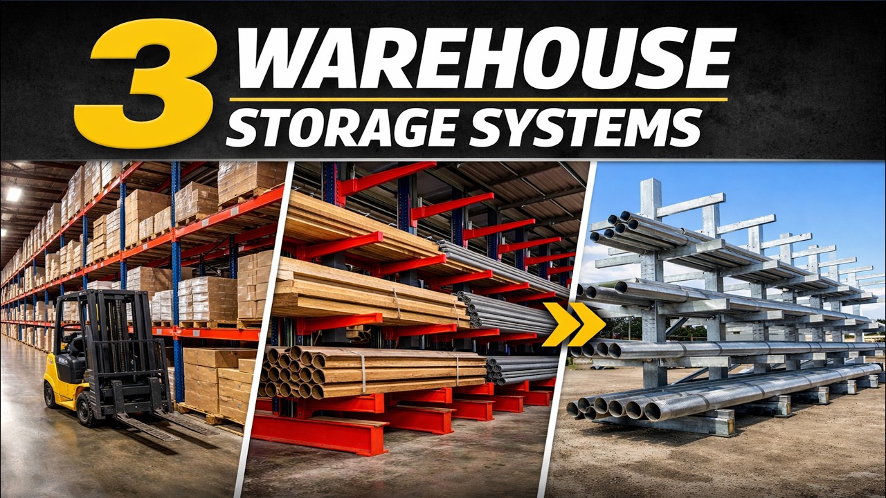 Warehouse Storage Solutions: Pallet Racking & Cantilever Racking Systems
