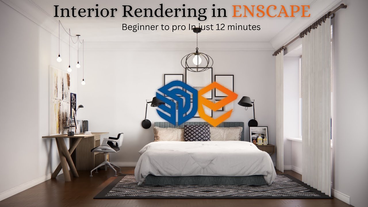Master Interior Rendering in Enscape | Beginner to Pro in 12 Minutes