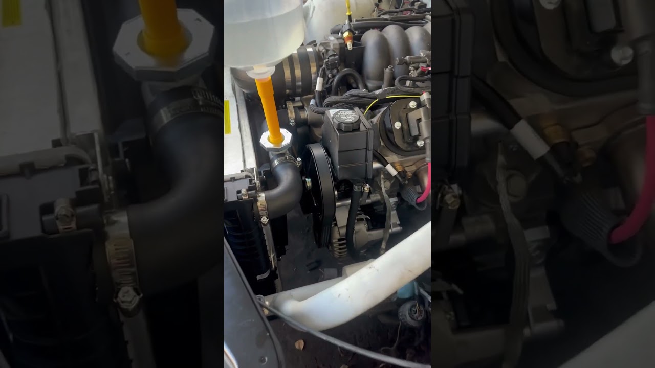 Bleeding the ls motor cooling system #ls1swap #automobile #lsswapped #racing