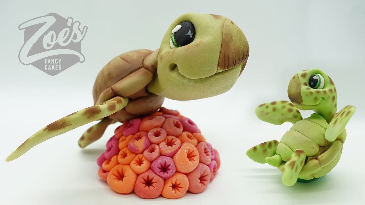 Amazing Sea Turtle Cake Topper Tutorial - Cooking Videos