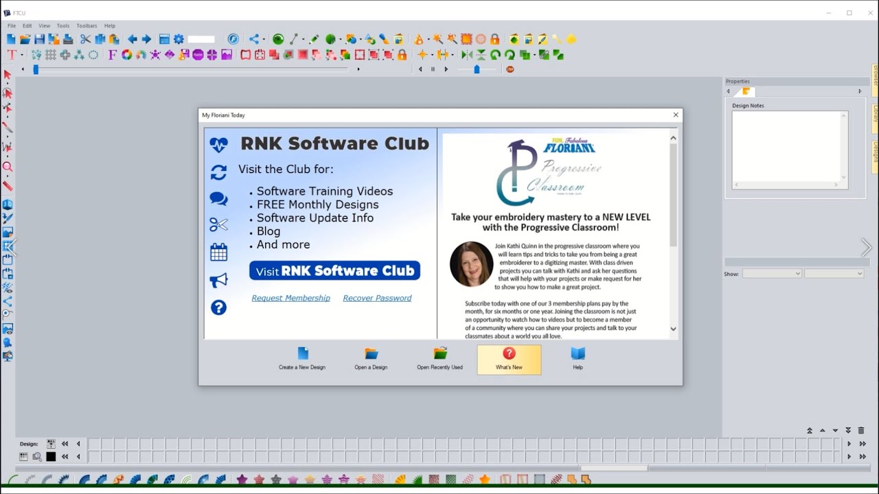 Floriani FTC-U Software for machine embroidery