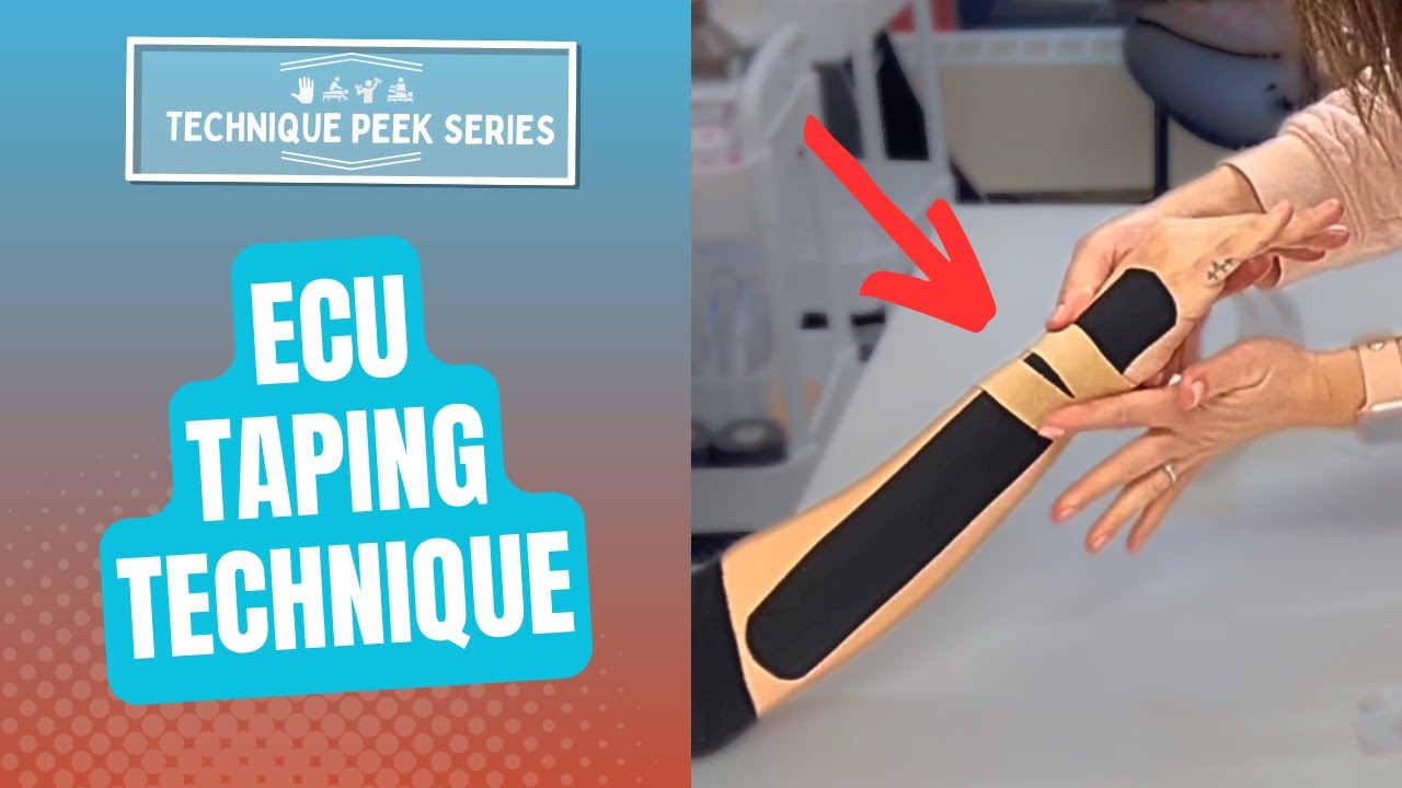 Decrease WRIST PAIN Using This ECU Kinesiotaping Approach | Technique Peek Series