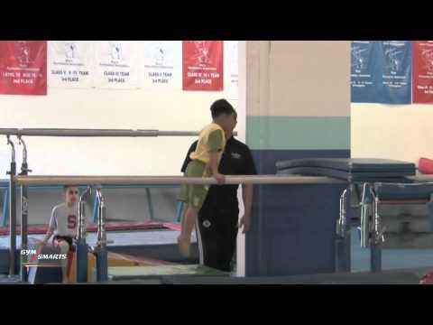 cross support P Bar swing – Gymnastics Coaching.com