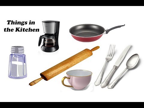 Kitchen Vocabulary with Pictures and Pronunciation