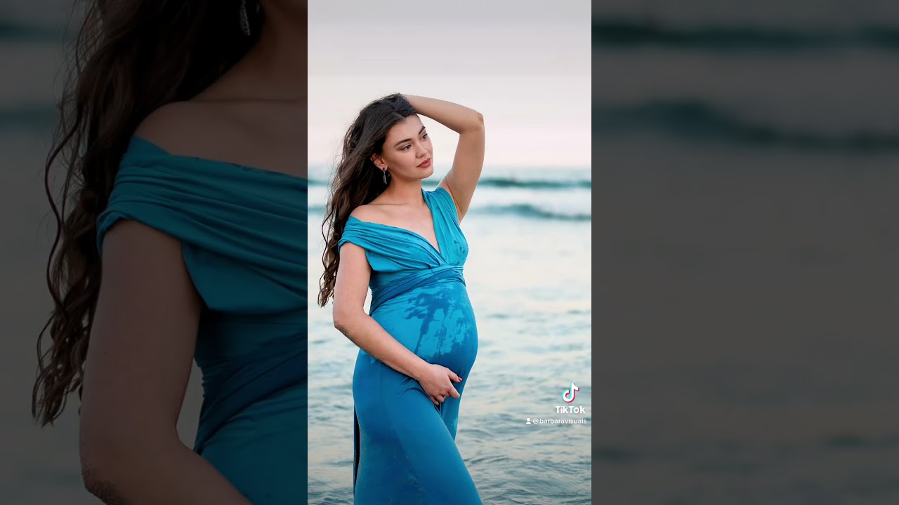 Maternity Photoshoot At the Beach