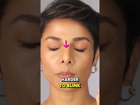 Say Goodbye to Saggy Eye Problems with These Simple Exercises! #shorts