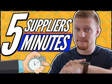 Finding 5 Wholesale Dropshipping Suppliers In 5 MINUTES 2020