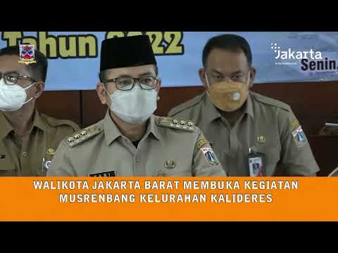 Walikota Jakarta Barat Membuka Kegiatan Musrenbang Kelurahan Kalideres
