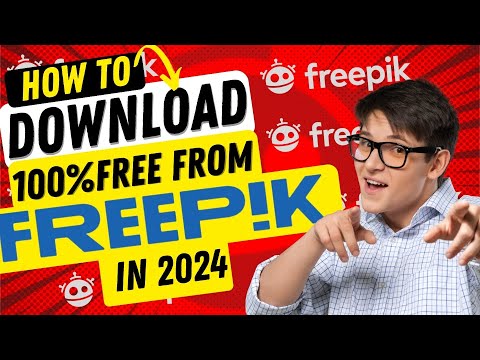 How to download premium element from freepik in 2024