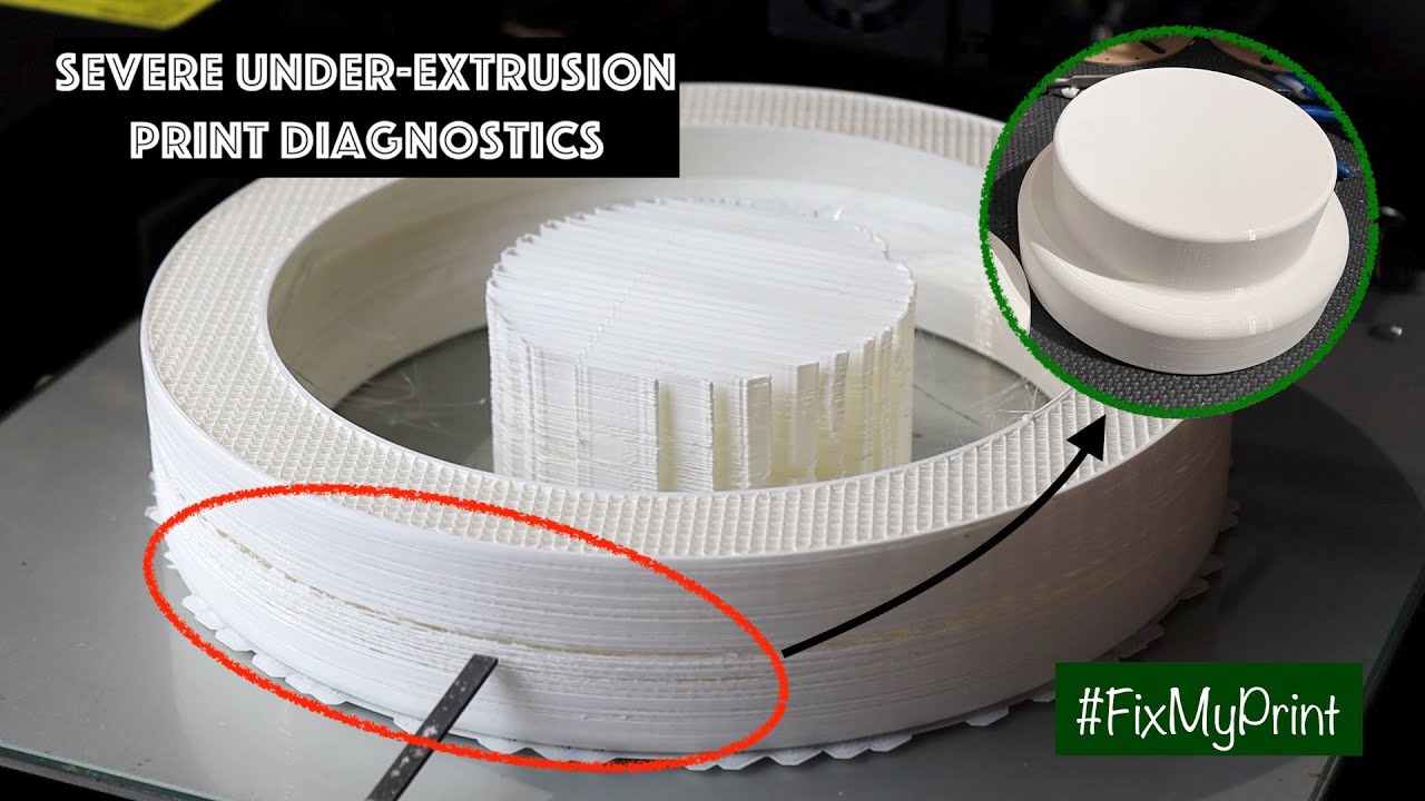 How to Diagnose & Fix Serious Under Extrusion #FixMyPrint
