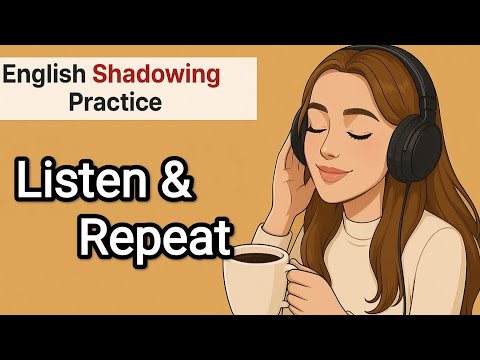 English Podcast SHADOWING WITH REAL-LIFE DIALOGUES | IMPROVE YOUR ENGLISH LISTENING
