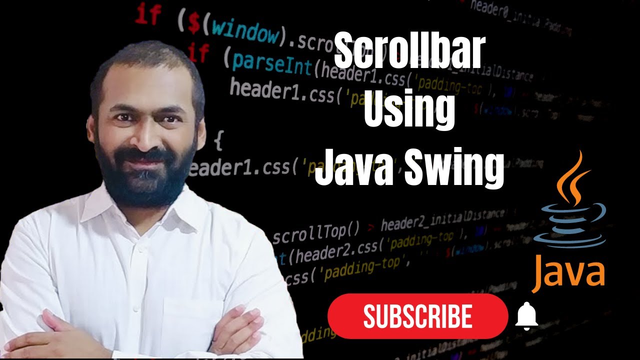 Demo of Java Swing JScrollBar