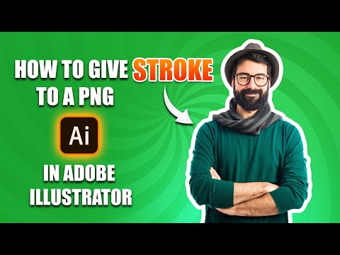How to Add outline to an image in adobe illustrator | Quick Tutorial