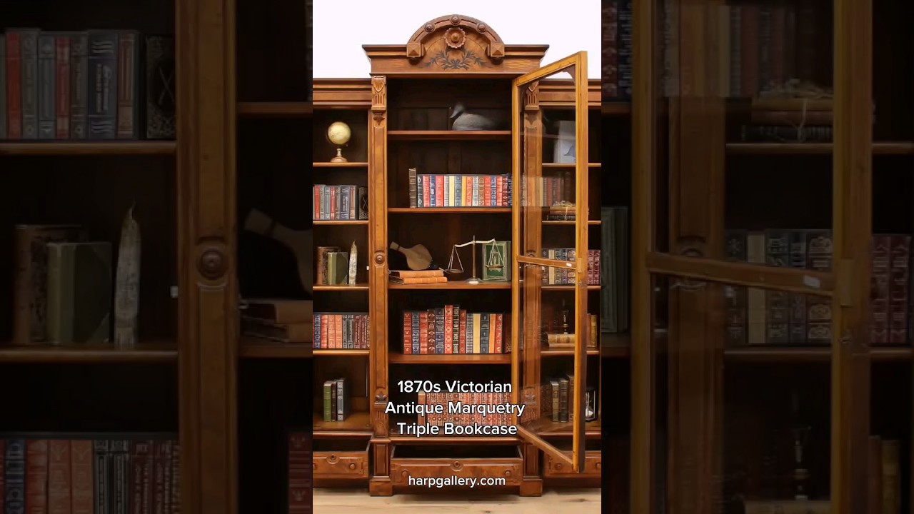 1870s Victorian Antique Bookcase!