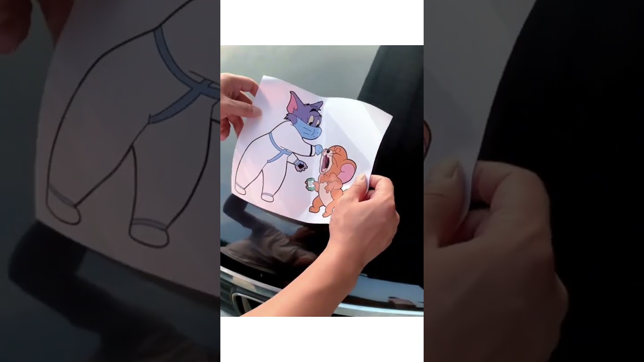 Tom and Jerry Car Stickers - You're So Cute!