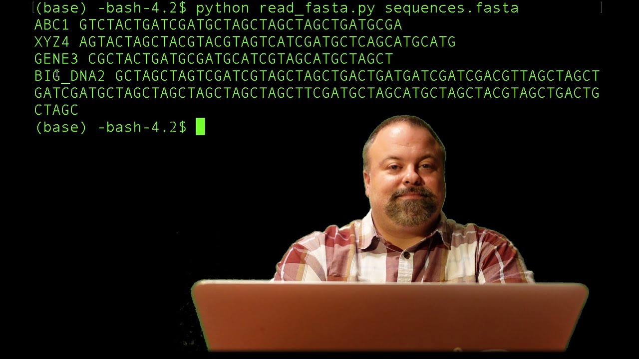 Reading a FASTA file with basic python