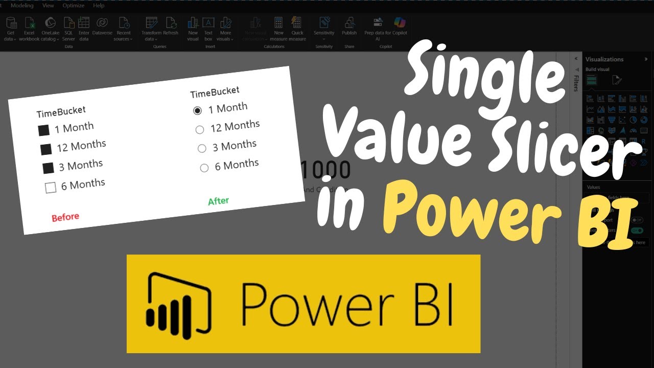 Power BI: How to Set a Dropdown Slicer to Accept Only One Value | Beginner Tutorial