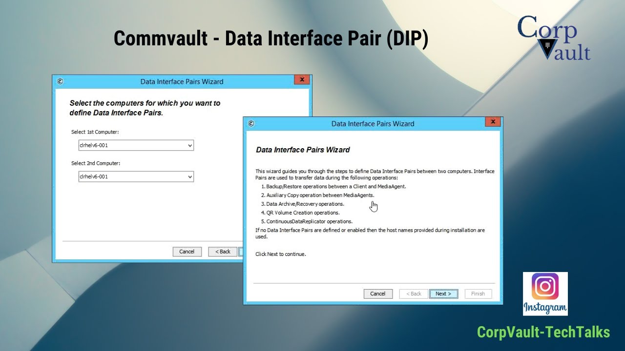 #Commvault - Data Interface Pair (#DIP) Explained!