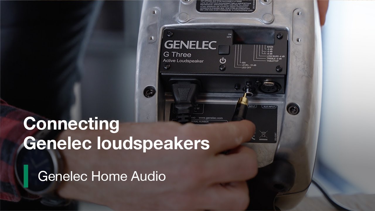Genelec Home Audio | Connecting Genelec loudspeakers