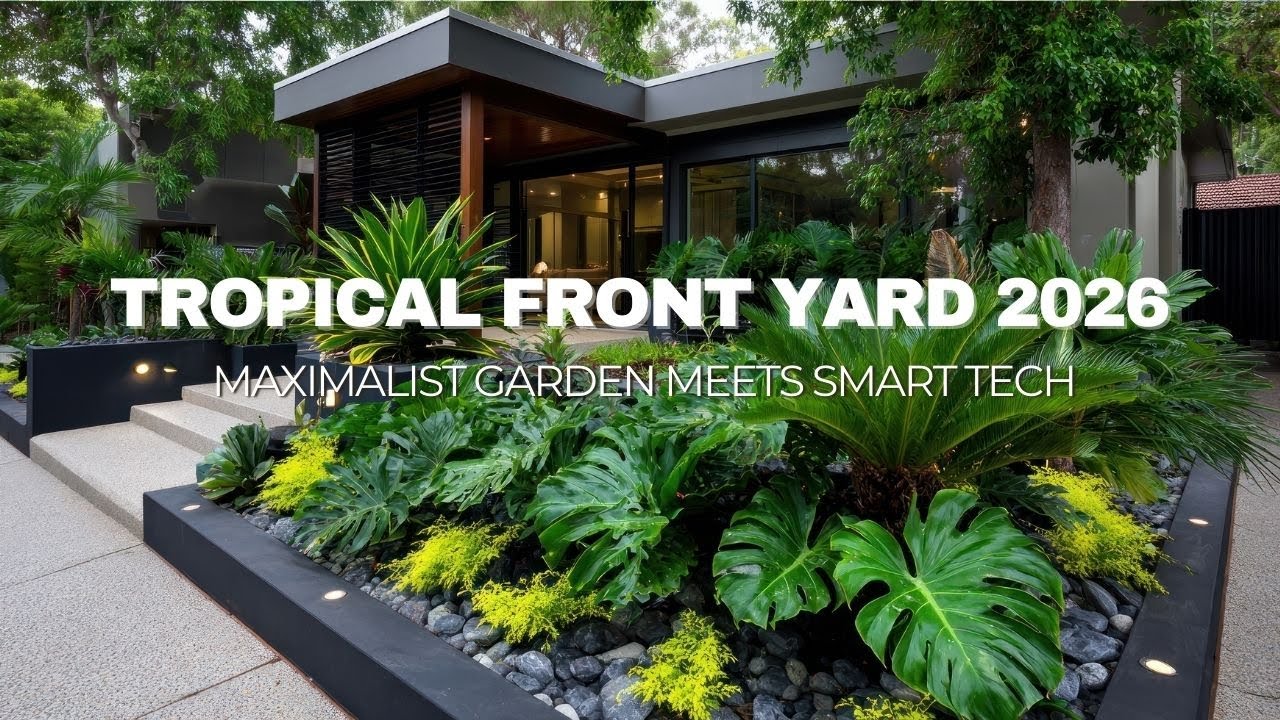 15 Tropical Front Yard Ideas 2026  Maximalist Garden Design Meets Smart Yard Tech