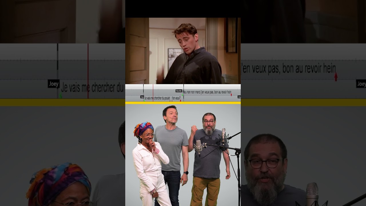 Les VF de Chandler, Joey et Monica redoublent une scène culte de FRIENDS !
