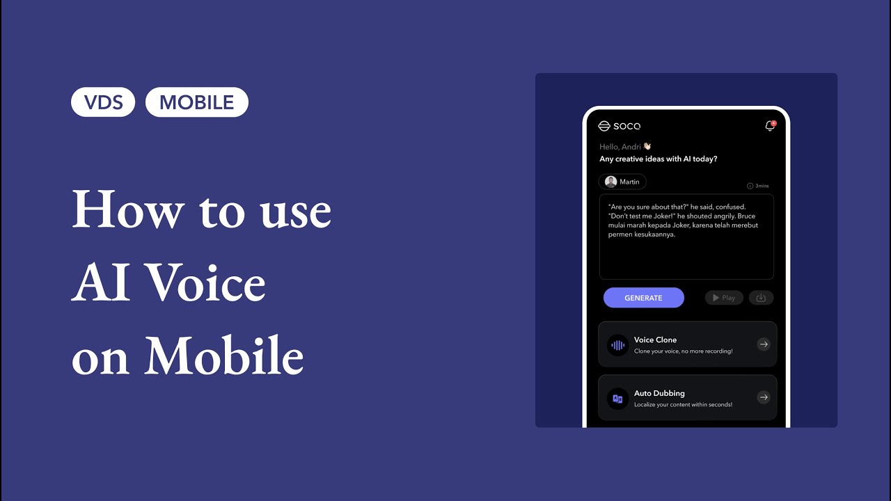 How to Use AI Voice on Mobile