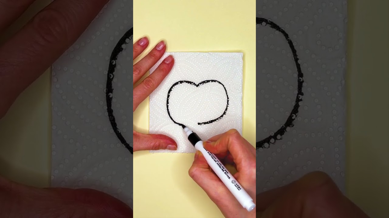 DIY Water Art Hack for Kids 🎨 Fun Satisfying Activity #art #diy #kids #easy #color #trending